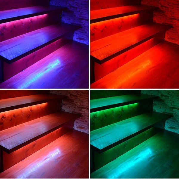 Novabright RGB300R Color Changing RGB Super Bright LED Strip Light 16 ...