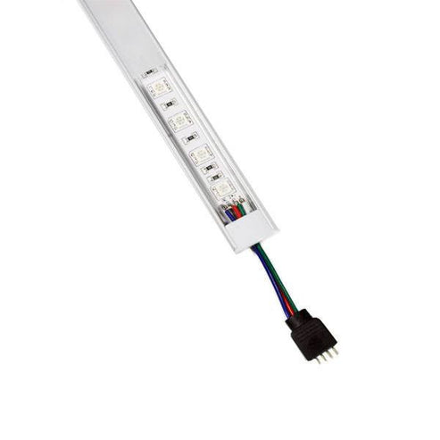 RGB LED Aluminum Track with Diffuser Kit 24" – HOLLYWOOD LEDS